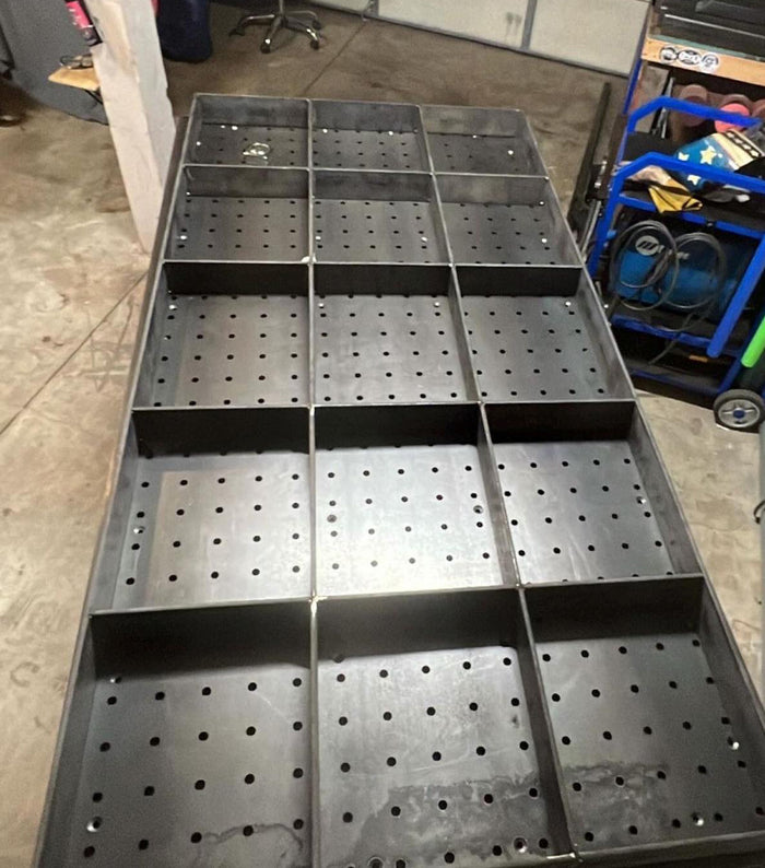 48" X 96" Welding Fixture Table [Standard UNITS] - Digital Build Plans