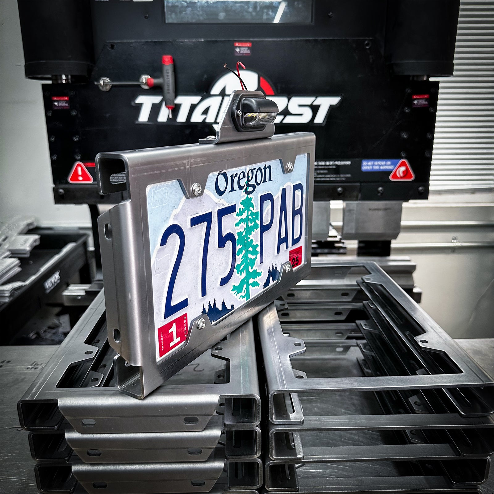 Heavy Duty License Plate Frame [6"X12"] Standard Size for Cars, RVs, T