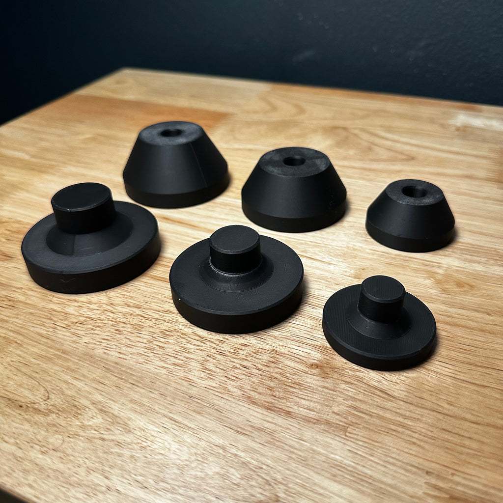 Wide-Face 3D Printed Dimple Dies – Starter Set
